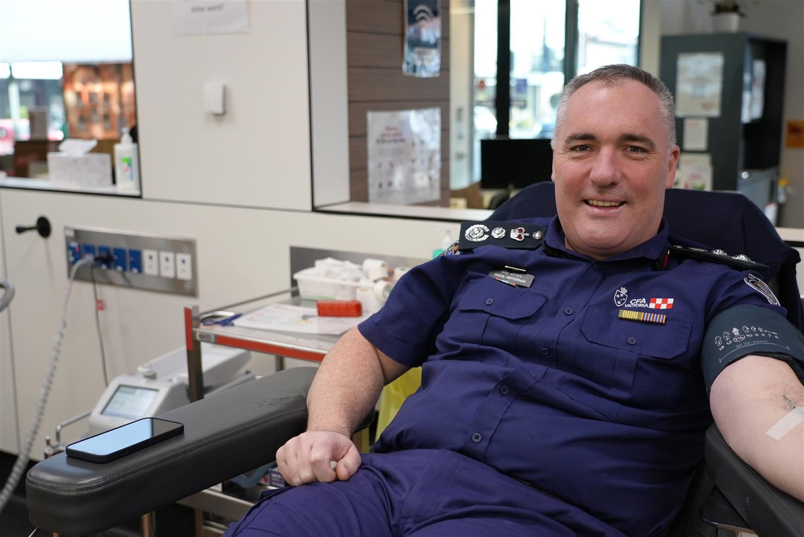 CFA Chief leads by example to save lives | CFA News & Media