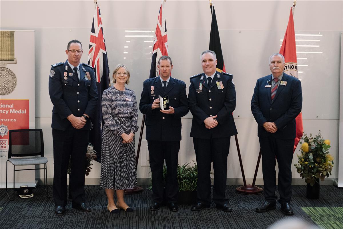 Firefighters from the south-west awarded National Emergency Medals ...