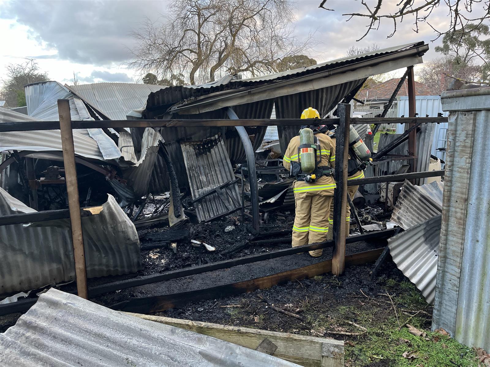 Kyneton shed fire contained | CFA News & Media