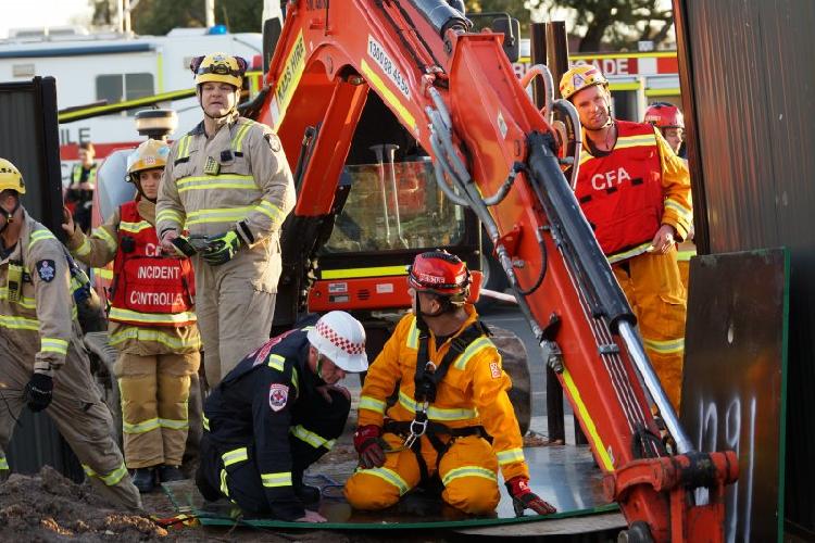 Trench rescue success | CFA News & Media