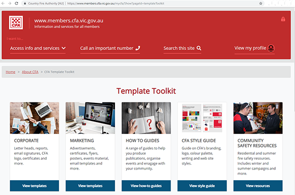 New and improved Template Toolkit | CFA News & Media
