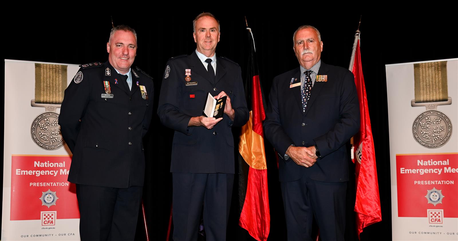 North West firefighters awarded National Emergency Medals | CFA News ...