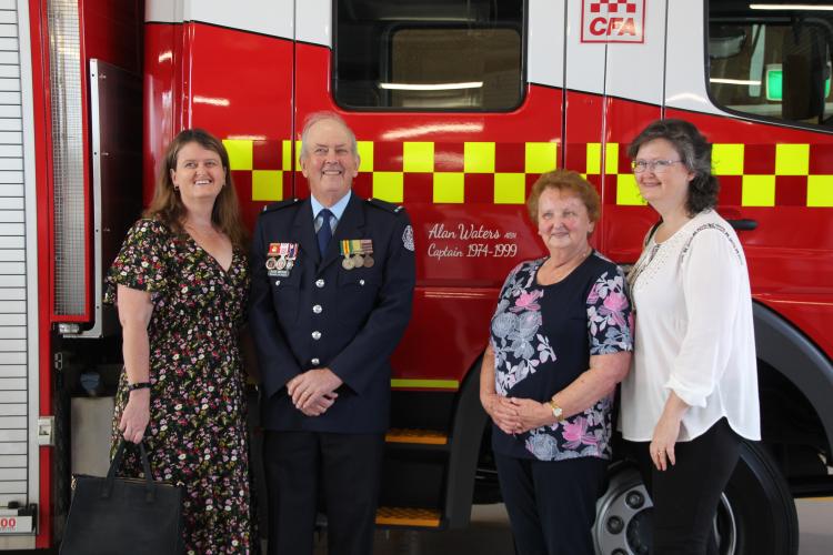 Bayswater BA truck dedicated to former Captain | CFA News & Media