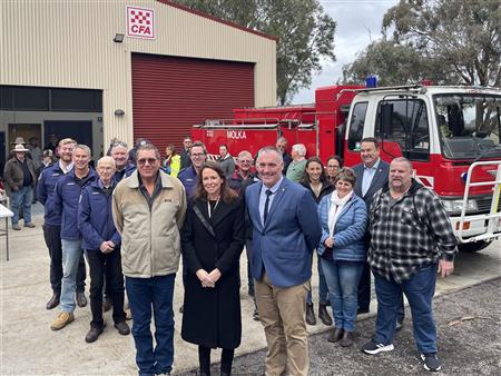 Molka opens new fire station | CFA News & Media