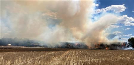 Farmers urged to monitor damp haystacks for fire risk | Mirage News